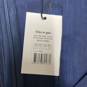 Showpo. | Dresses | Showpo Women Navy Blue Dress Size 4 Nwt | Poshmark